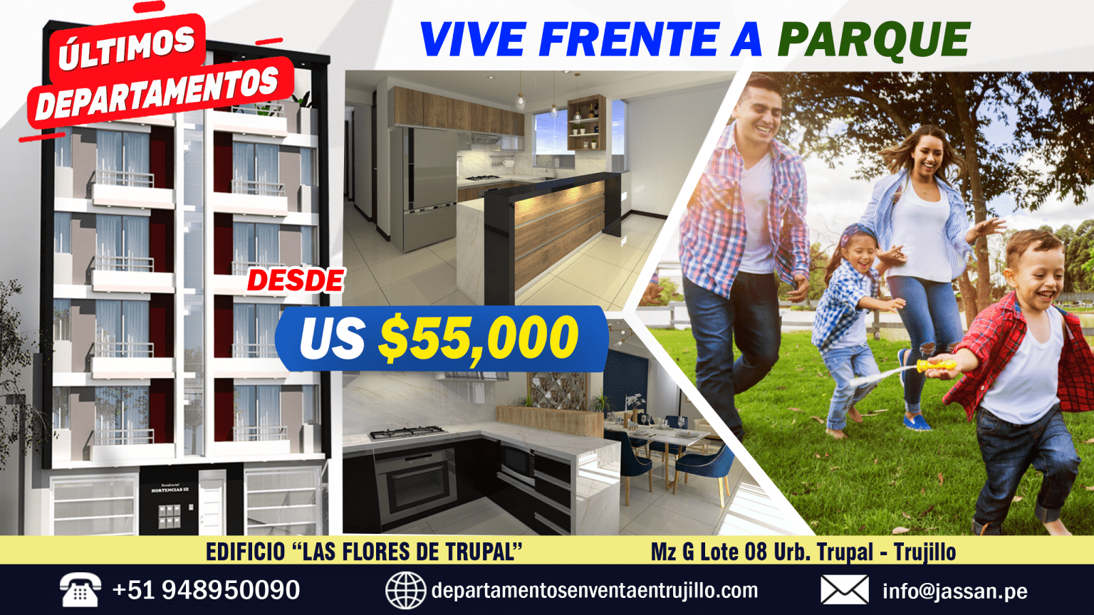 PROYECTO "Las Flores de Trupal" Departamentos de 03 Habitaciones